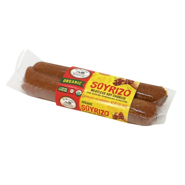 El Burrito Soyrizo Meatless Soy Chorizo (Ingredients Analysis) - Clean ...